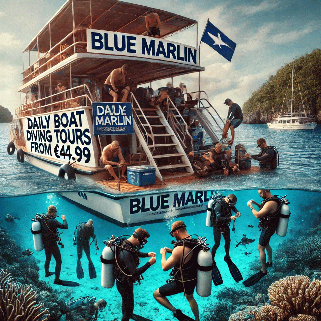 Dive into adventure: daily boat diving excursions - Blue Marlin